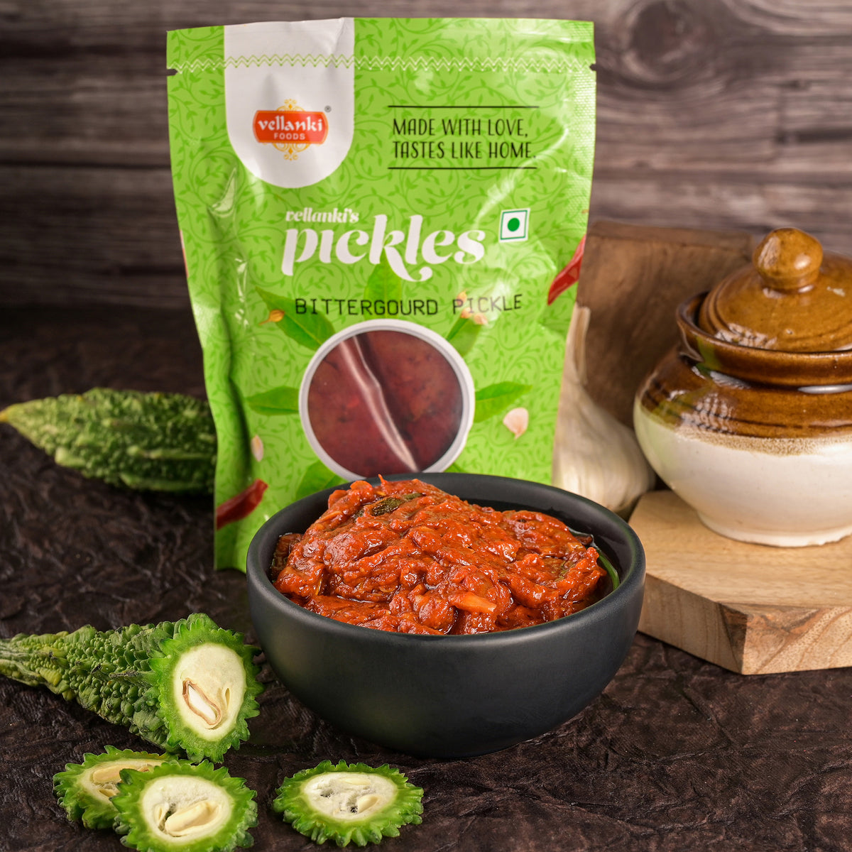 Bittergourd Pickle – vellankifoods