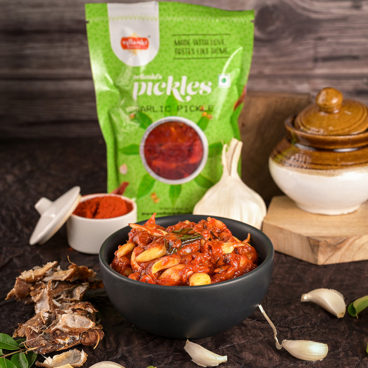Garlic Pickle – vellankifoods