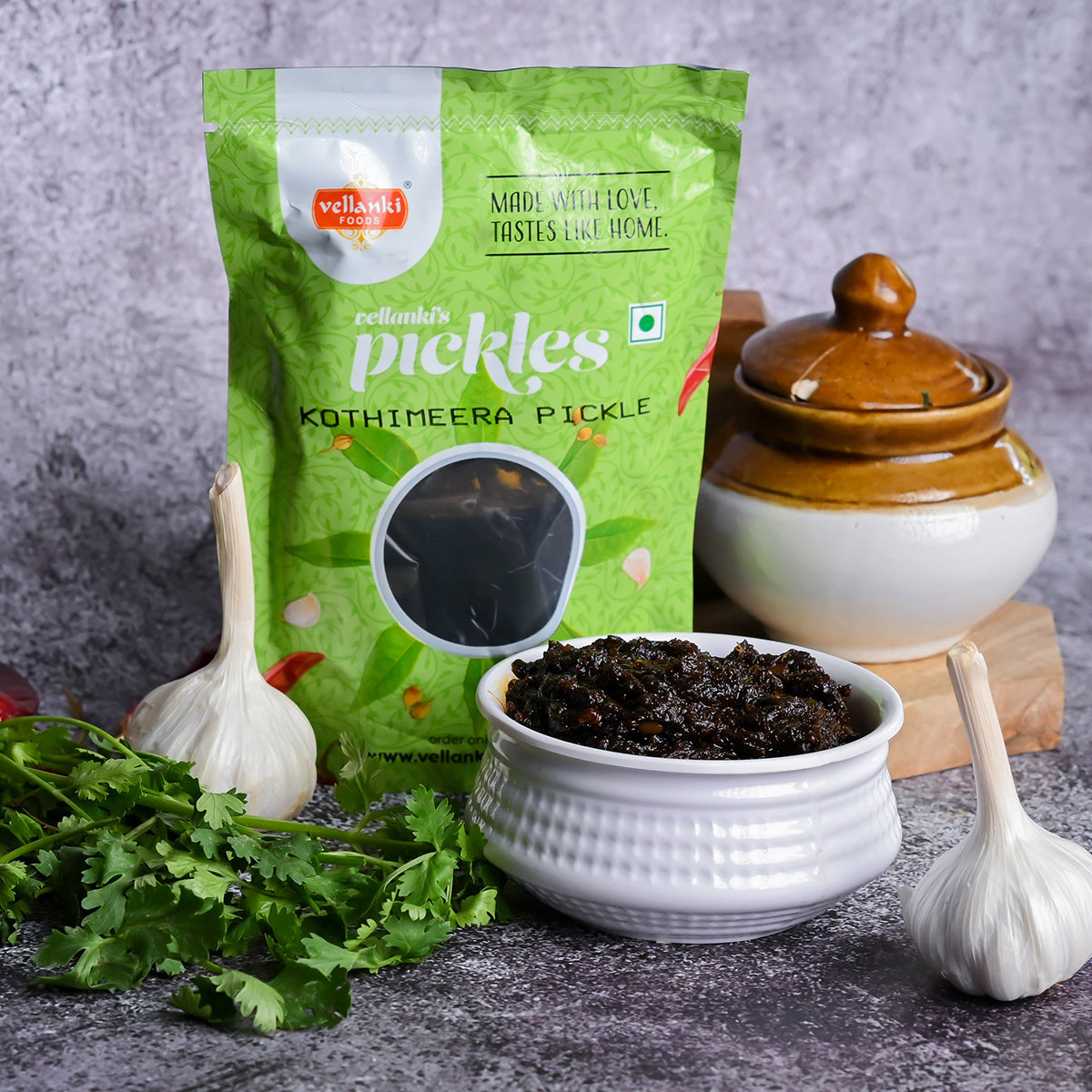 Kothimeera pickle (Coriander leaves) – vellankifoods
