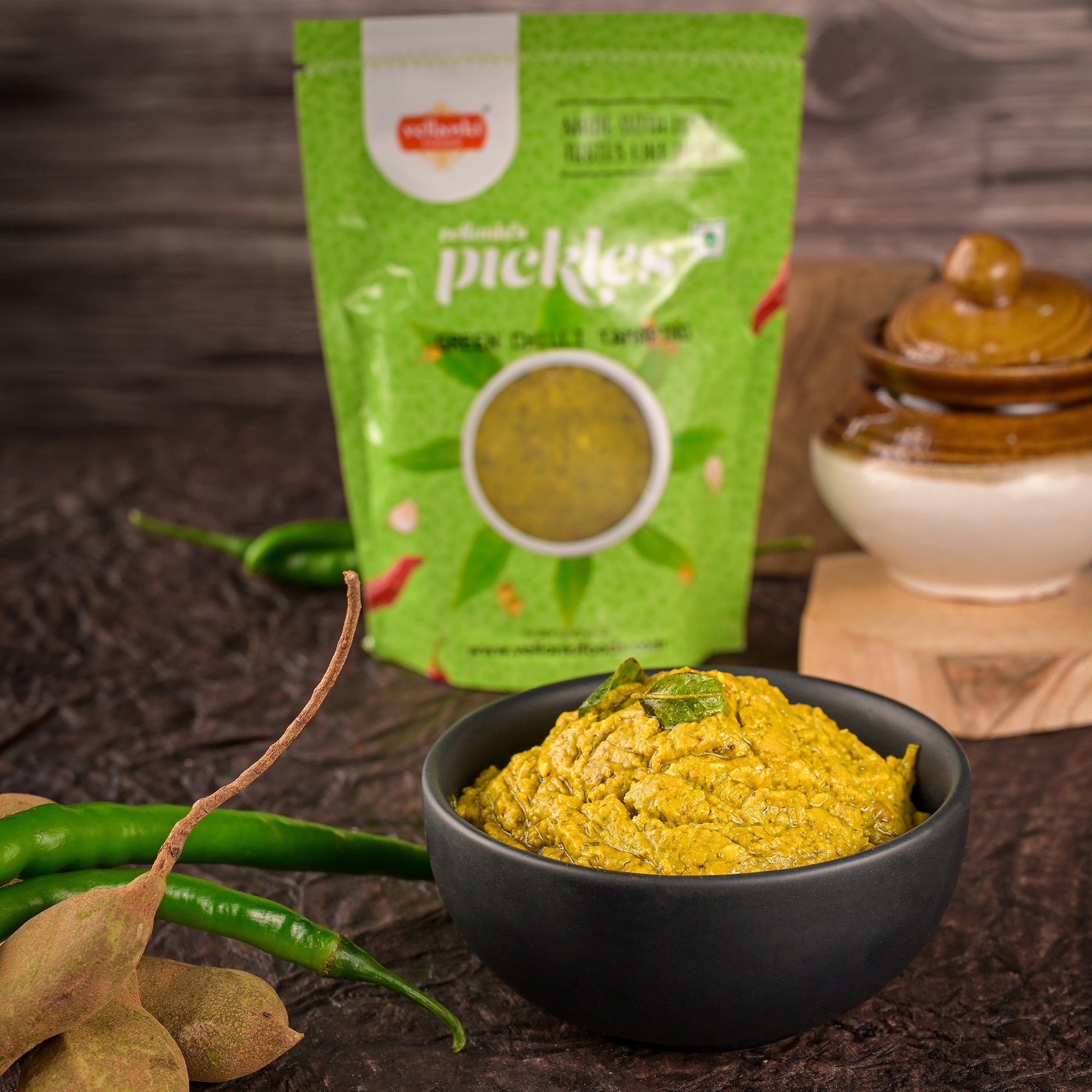 Greenchilli Tamarind Pickles – vellankifoods
