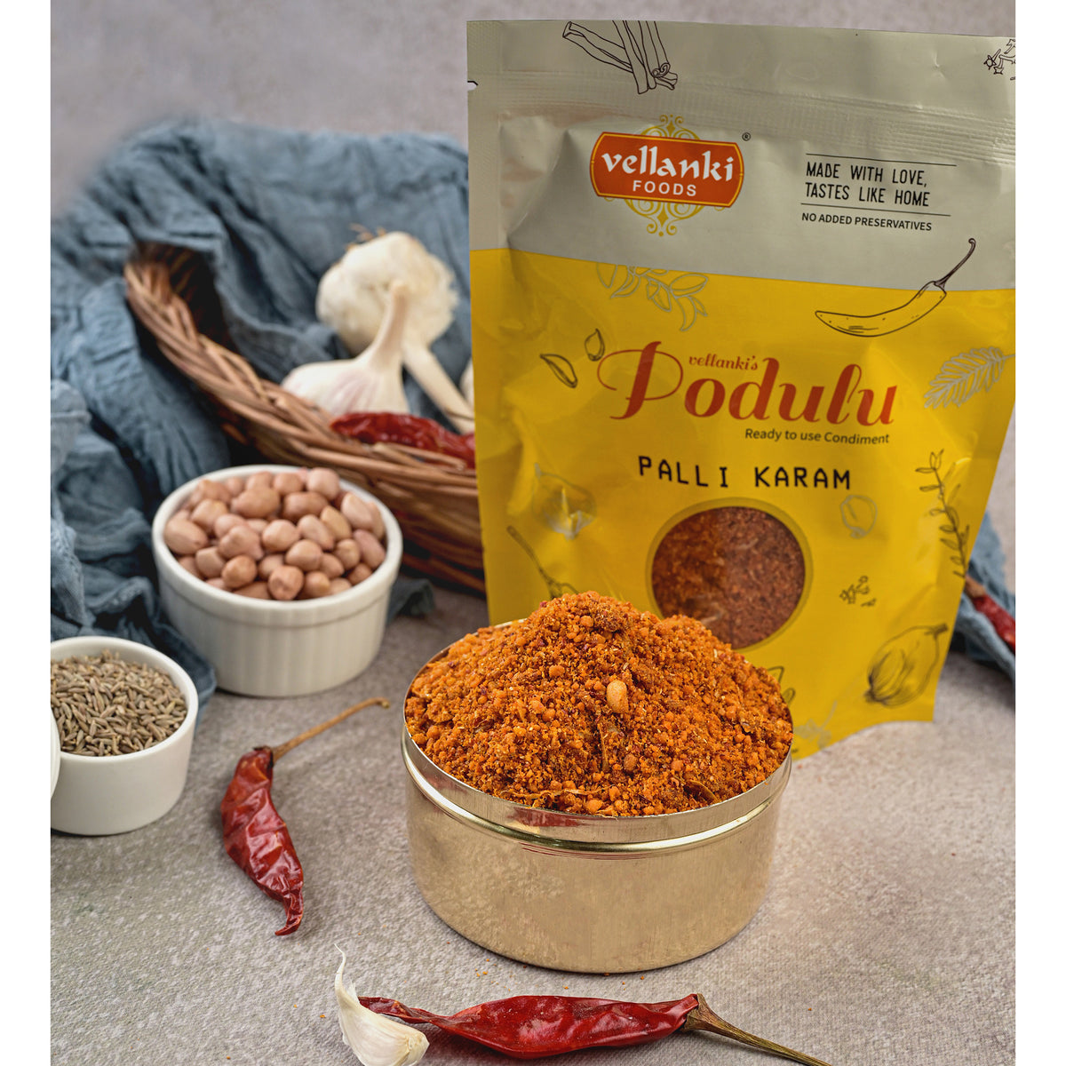 Palli Karam Podi (Peanut Powder) – vellankifoods